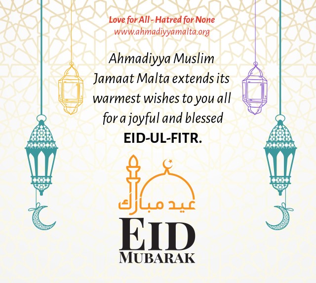 Eid-Ul-Fitr 2026 Mubarak | Ahmadiyya Muslim Jamaat Malta